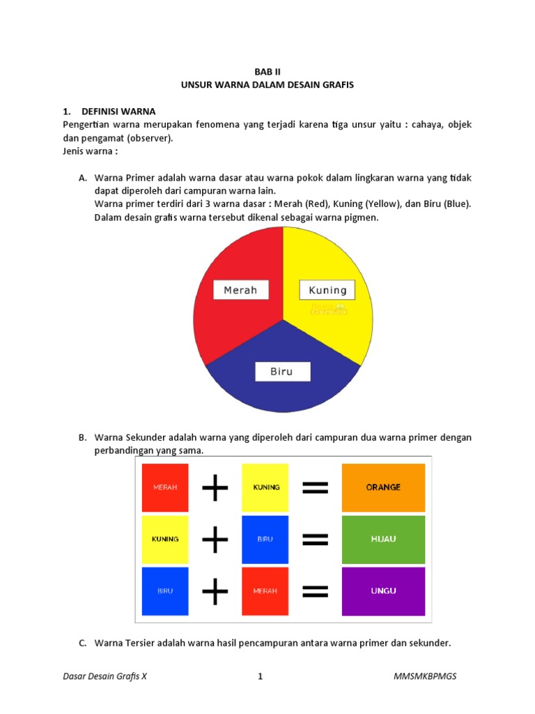 Unsur Warna dalam Desain Grafis | PDF