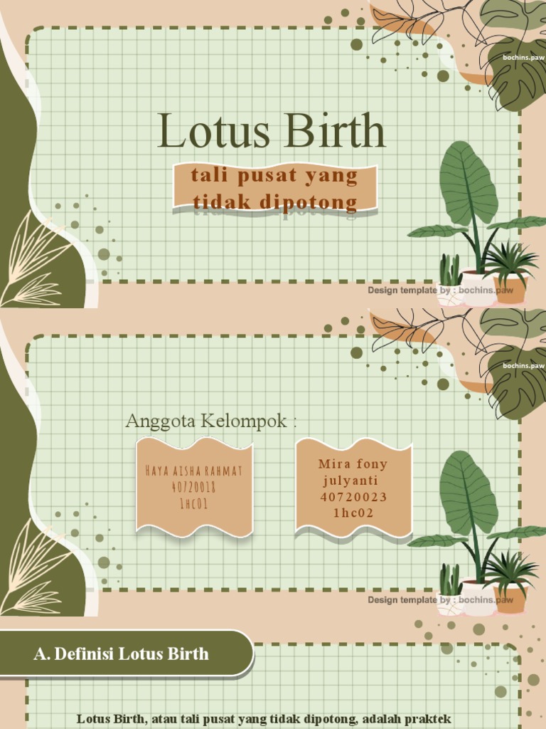 Praktik Lotus Birth dan Manfaatnya | PDF