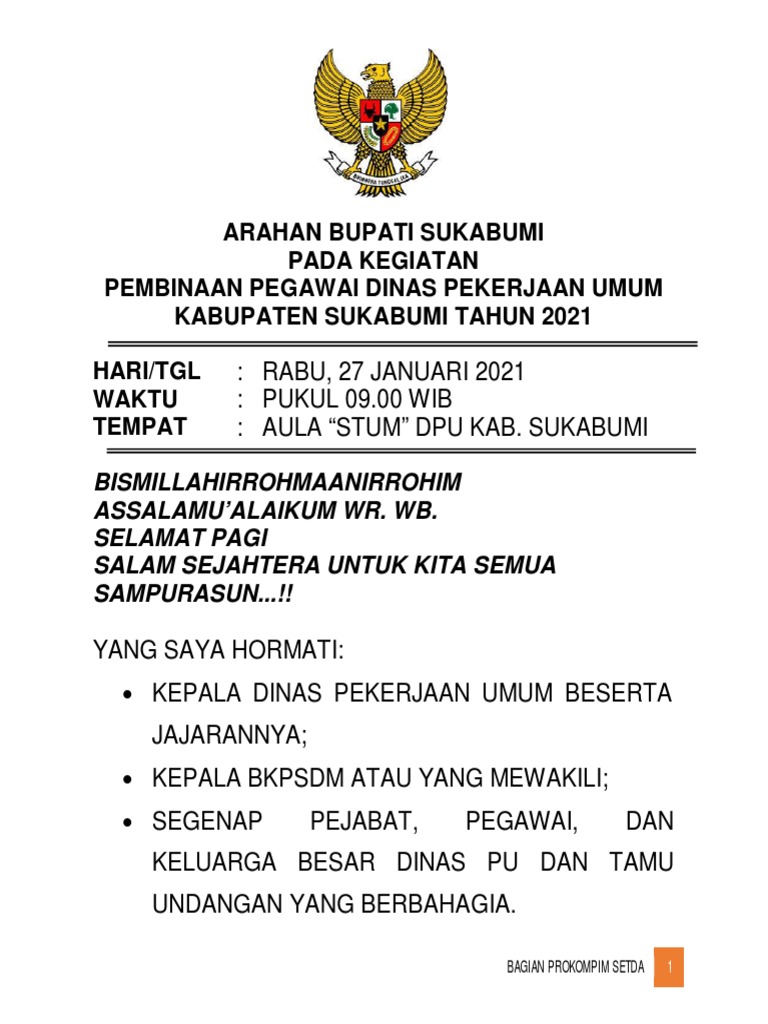 Pembinaan Pegawai Dpu | PDF