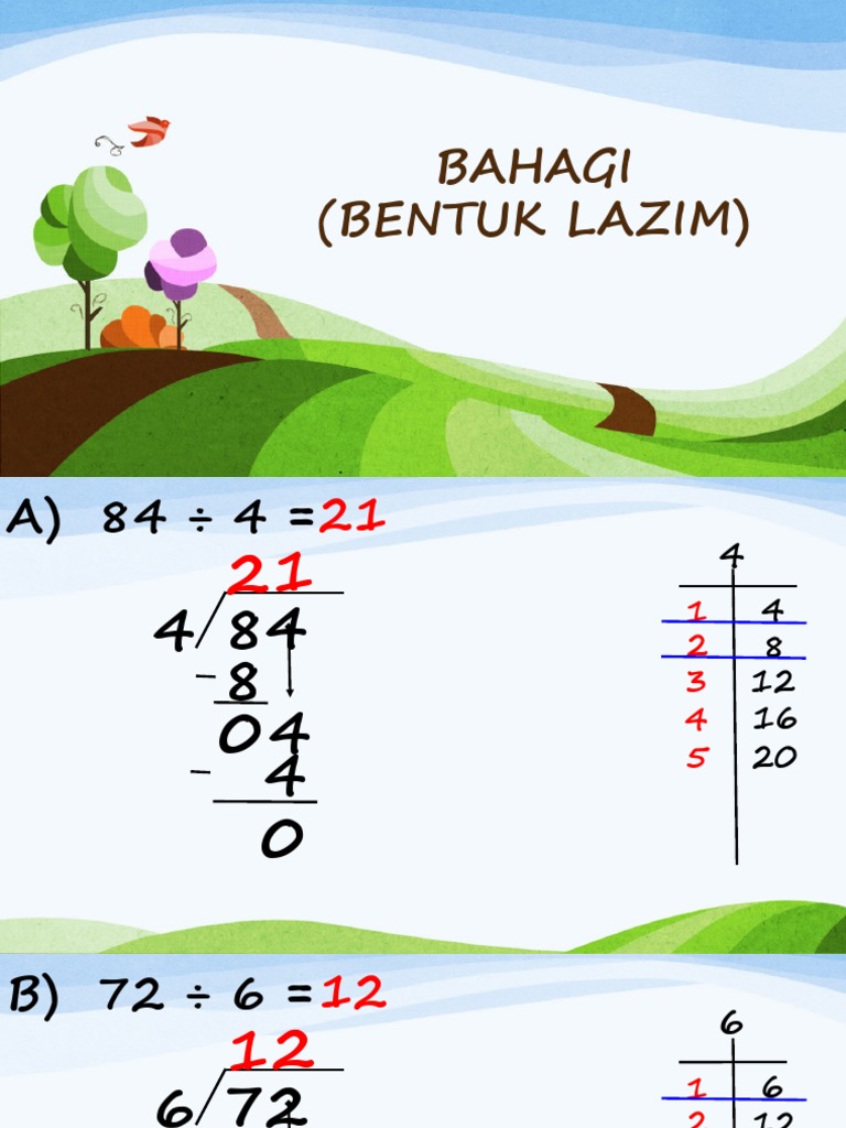 Bahagi Tahun 3 Tanpa Baki | PDF