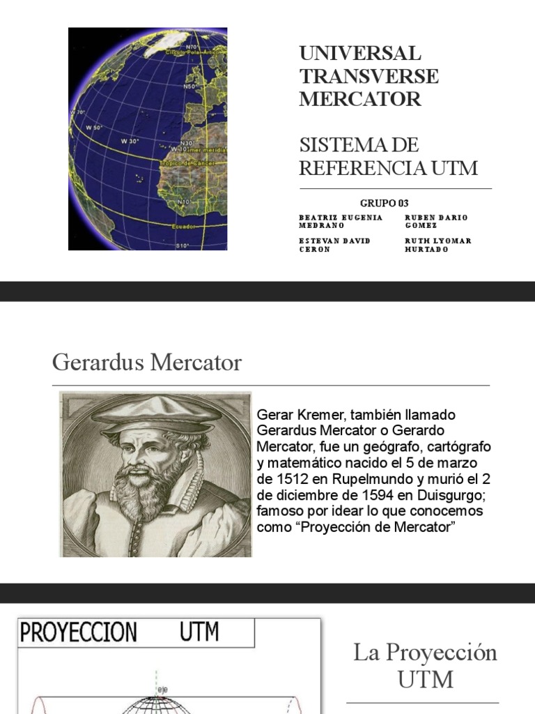 Universal Transverse Mercator-UTM | PDF | Notación Matemática ...