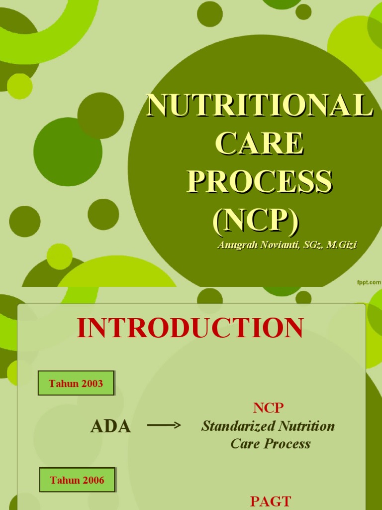 Nutritional Care Process (NCP) | PDF