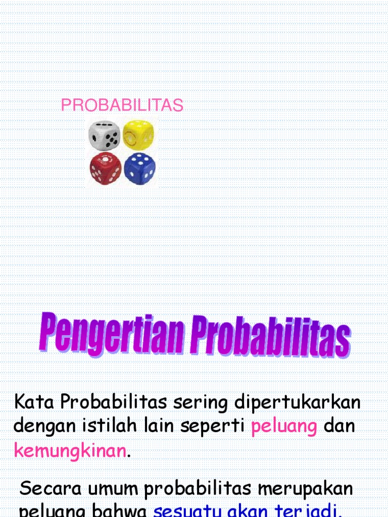 Materi 04. Probabilitas | PDF