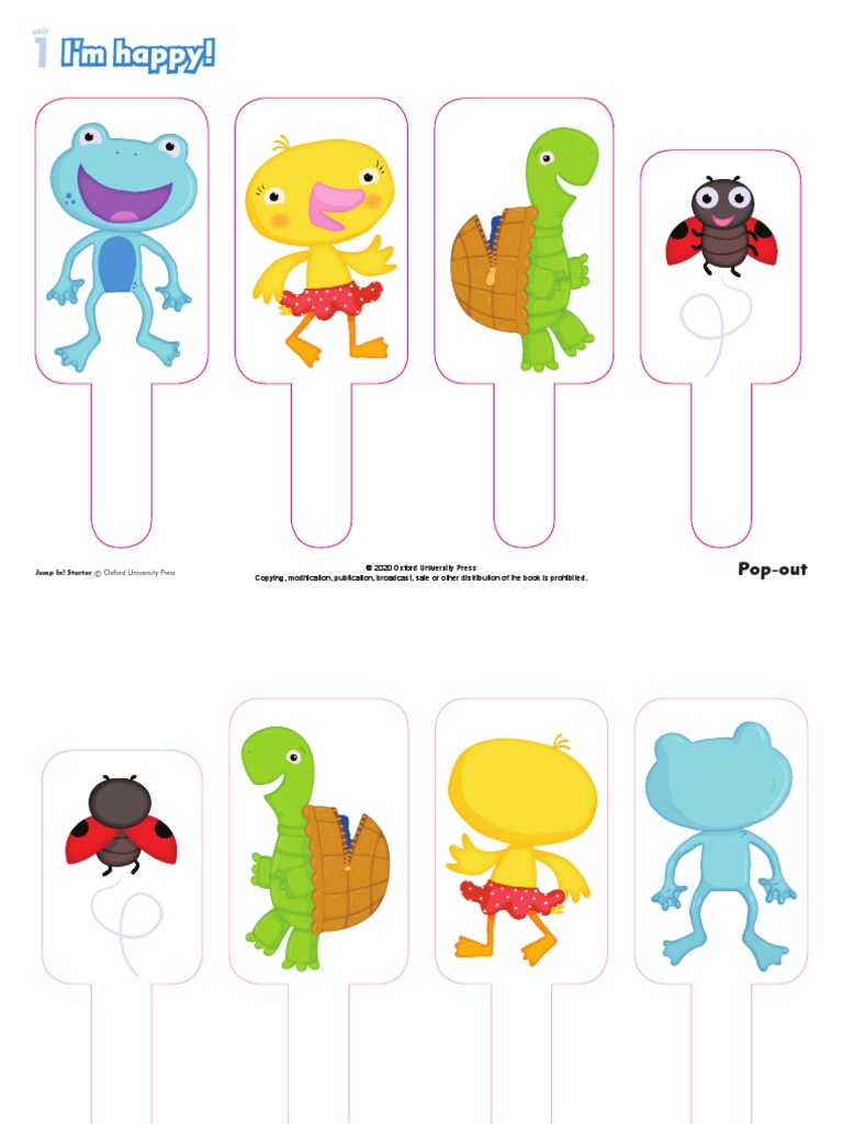 Jump in Starter Pop Outs | PDF | Publishing