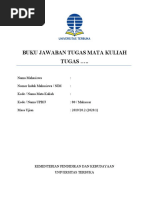 Contoh Cover Tugas TUTON | PDF