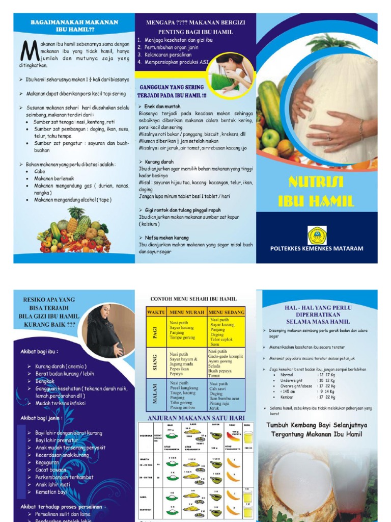 Leaflet NUTRISI | PDF
