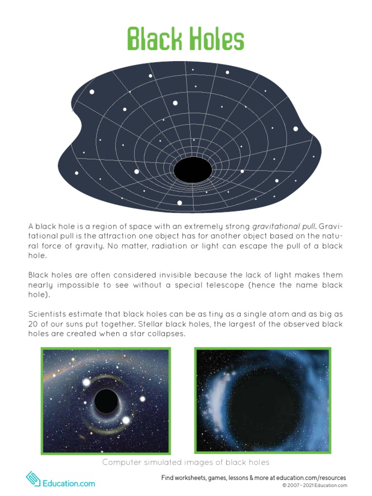 What Is A Black Hole | PDF