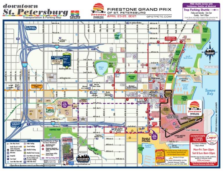 ST Pete Map GrandPrix2021 | PDF | Transport