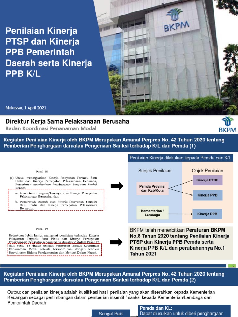 MKS - Direktur KSPB BKPM 01042021 | PDF