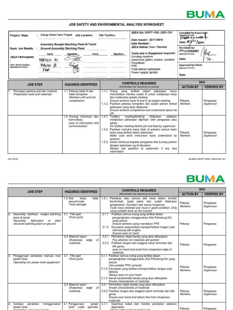 JSEA034 - Ground Assembly Batching Plant | PDF