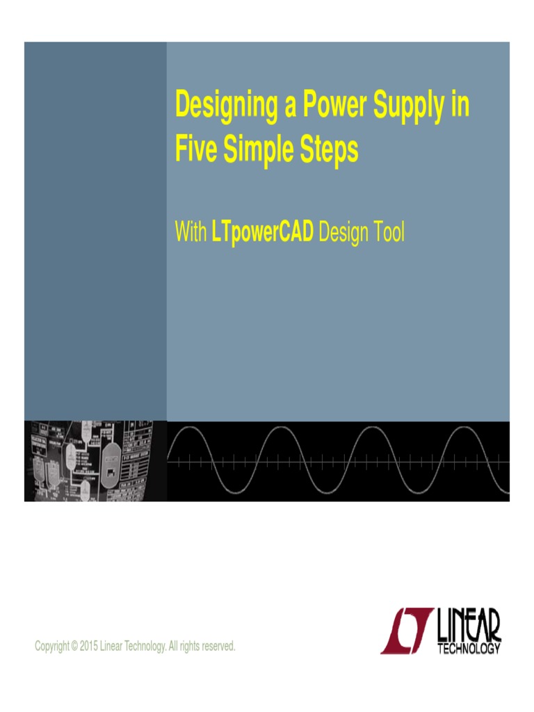 Designing A Supply in Five Simple Steps With Ltpowercad | PDF ...