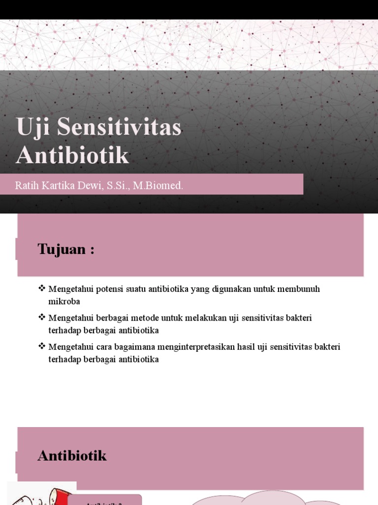 Uji Sensitivitas Antibiotik | PDF