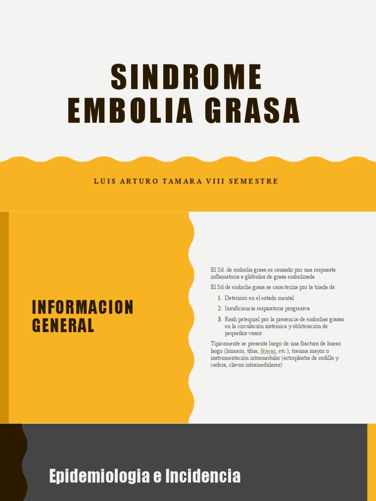 SD Embolia Grasa Final | PDF | Embolia | Hueso