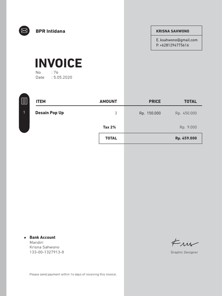 Invoice: PO Number | PDF