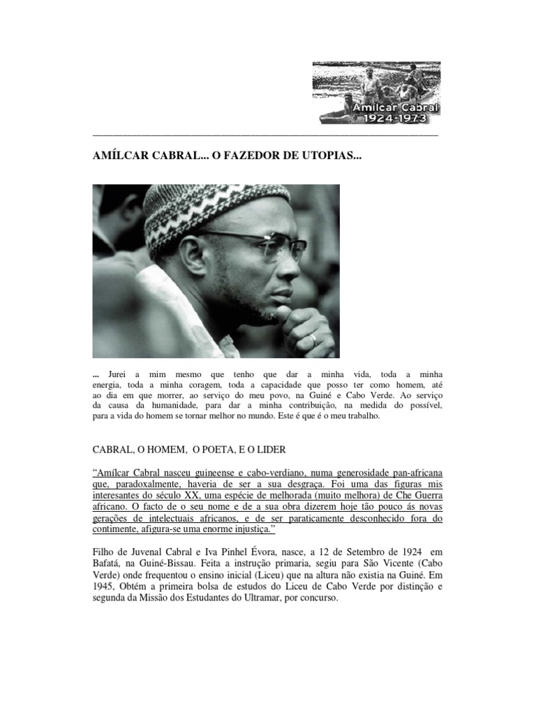 AMÍLCAR CABRAL | Tumultos