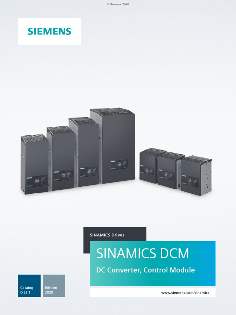 SINAMICS Drives D23 1 Complete English 2020 | PDF | Product Lifecycle ...