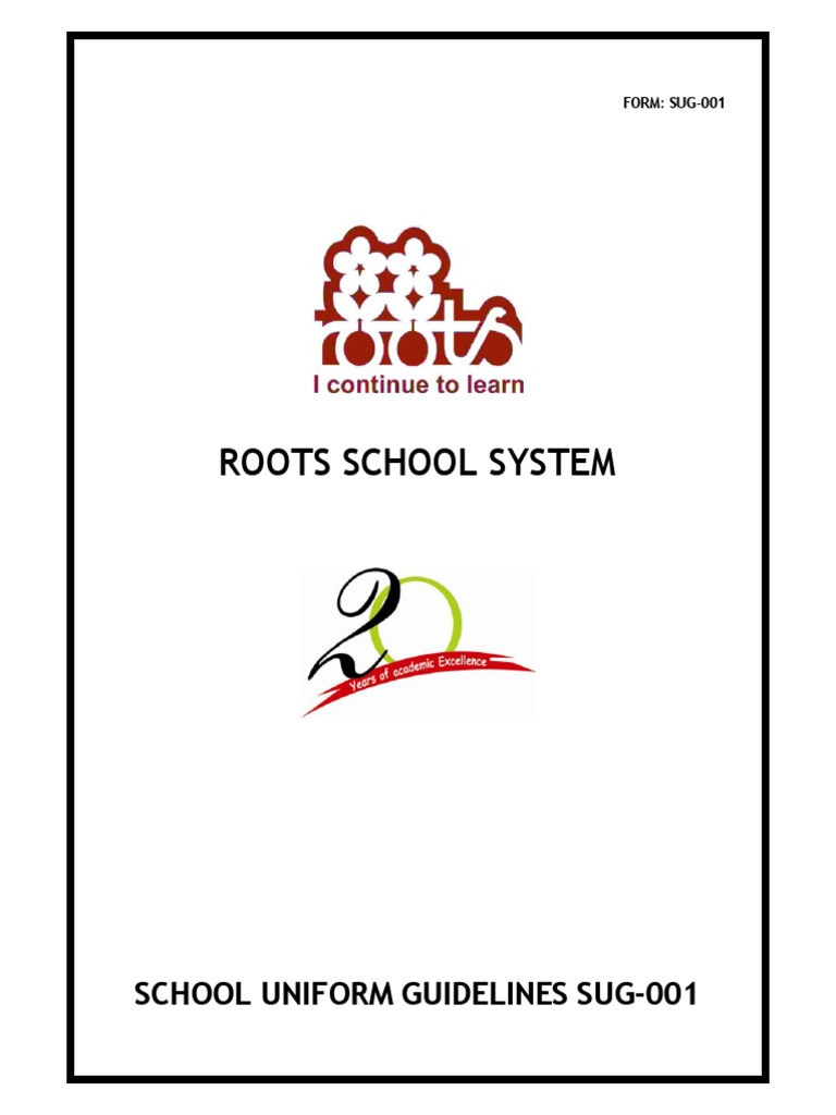 Roots School System: School Uniform Guidelines Sug-001 | PDF | Sweater ...