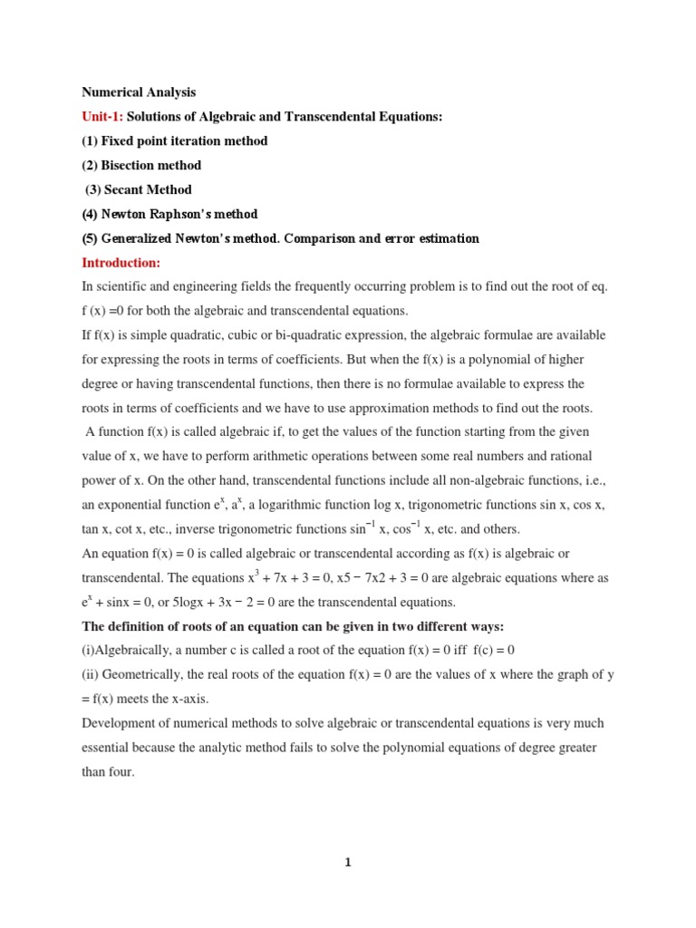 Bisection Method | PDF | Zero Of A Function | Equations