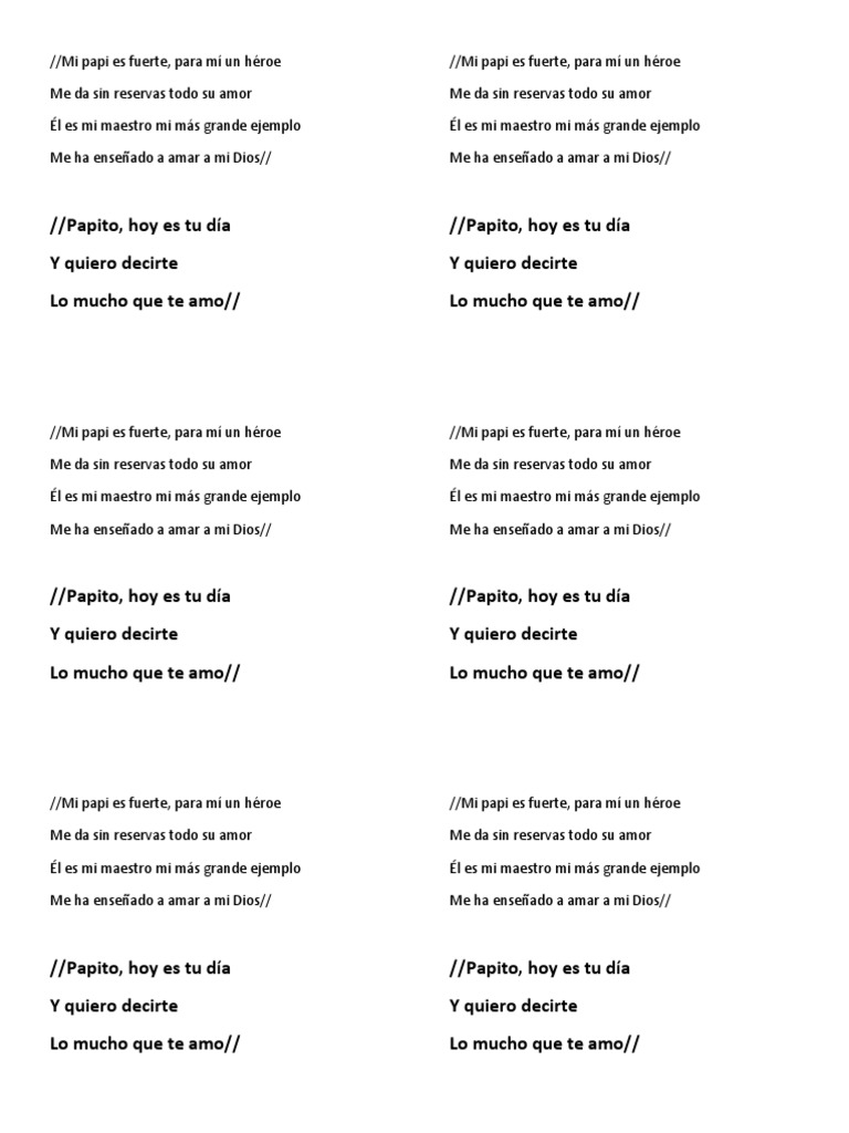 Mi Papi Es Fuerte | PDF