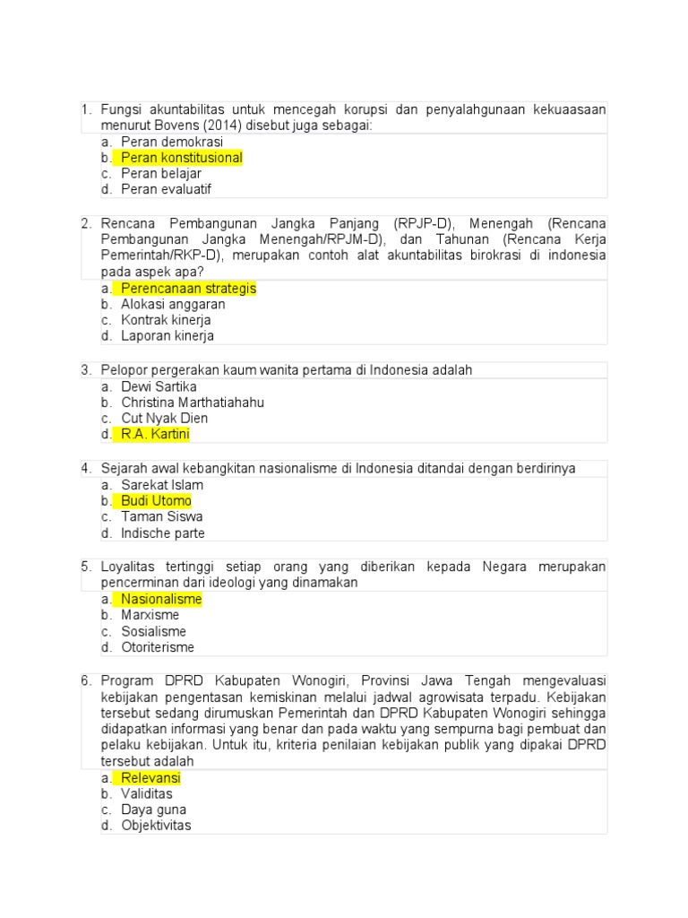 Soal Mooc Sofi | PDF
