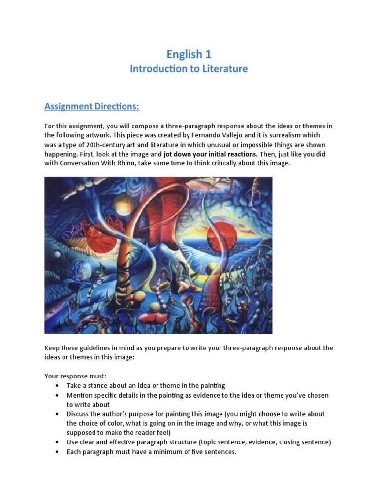 Introduction To Literature | PDF