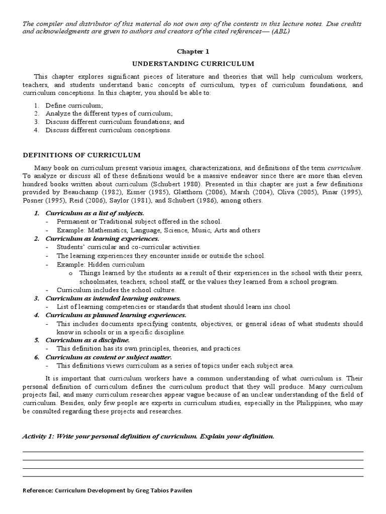 Curriculum Development c1 | Download Free PDF | Curriculum | Behavior ...