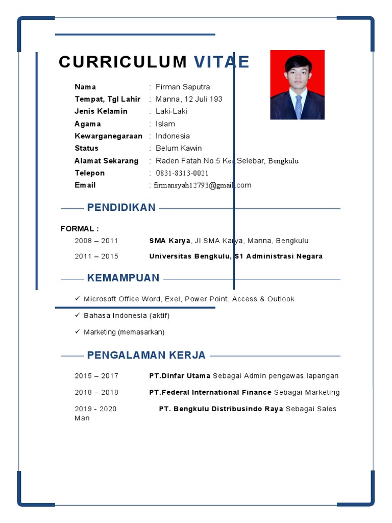 CV Firman | PDF