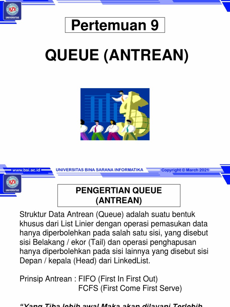 Pertemuan 9: Queue (Antrean) | PDF
