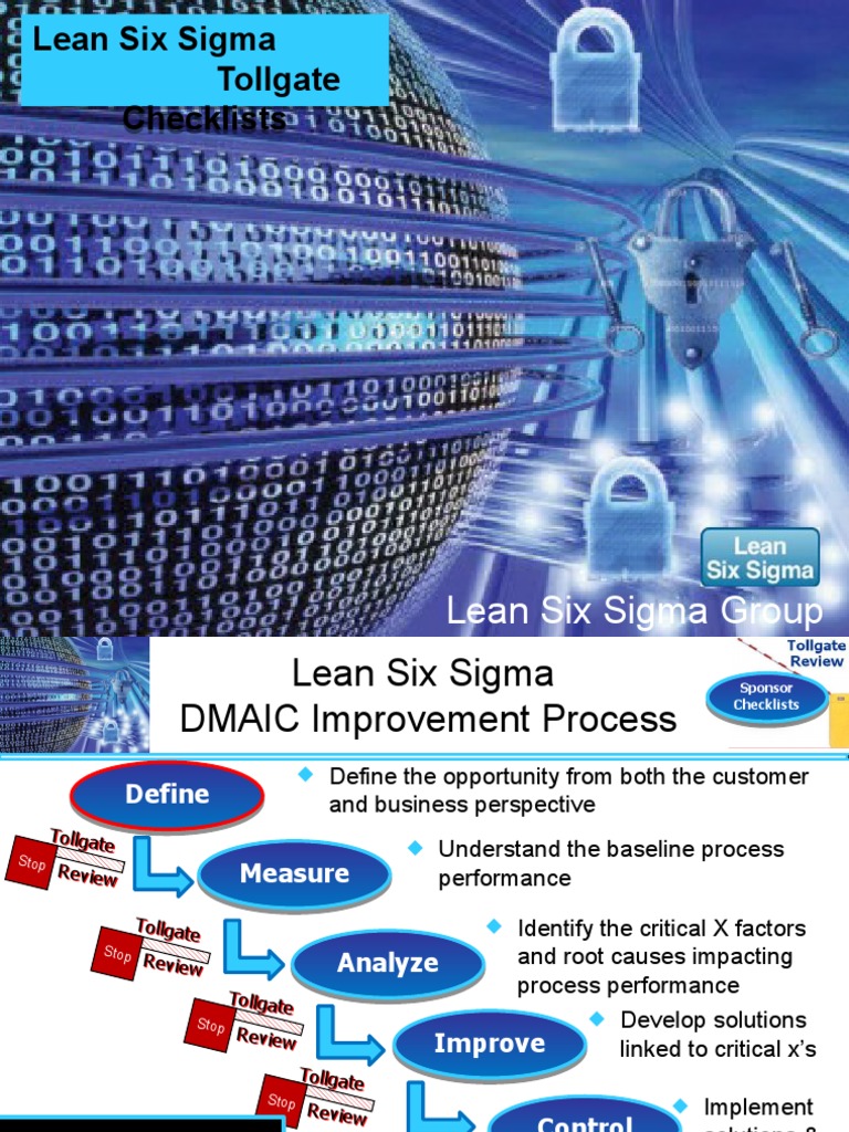 Lean Six Sigma Tollgate Checklists | PDF | Six Sigma | Statistics