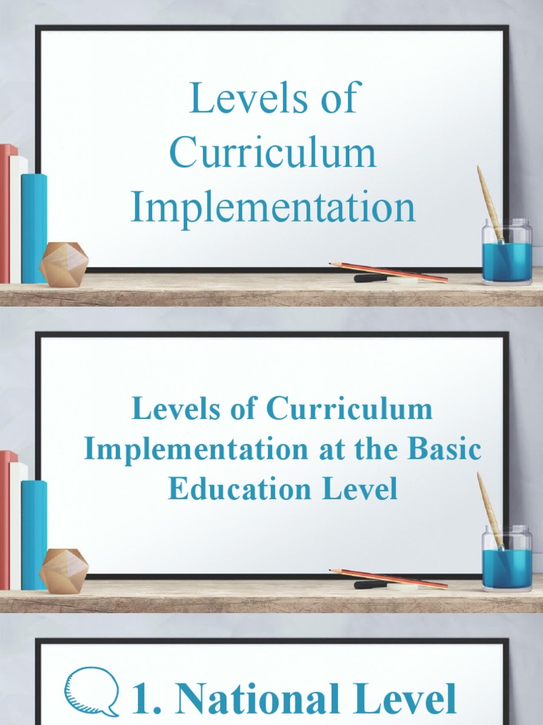 Levels of Curriculum Implementation | PDF | Curriculum | Education Theory
