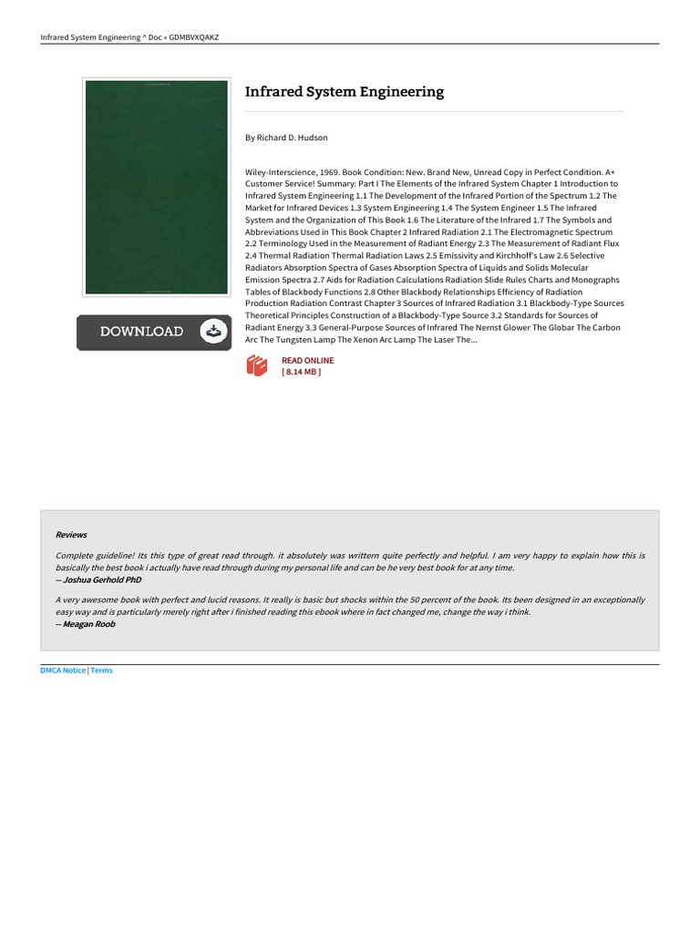 Infrared System Engineering Infrared System Engineering | PDF ...
