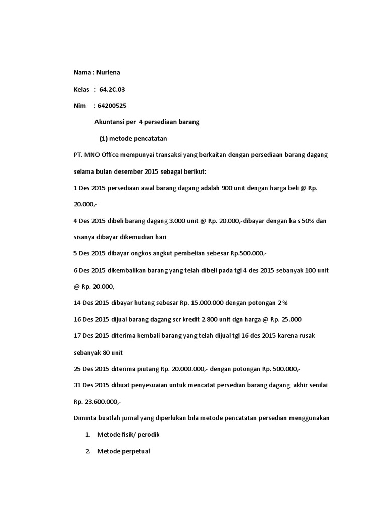 Akuntansi Per 4 | PDF