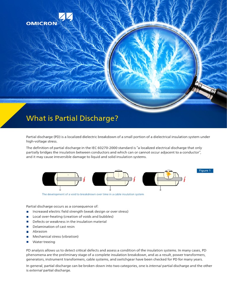 MPD Article What Is Partial Discharge 2020 ENU | PDF | Electrical ...