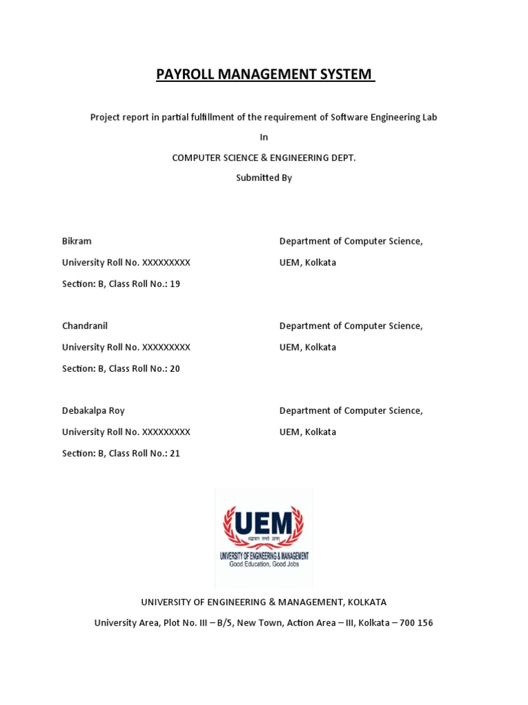 Payroll Accounting System - Documentation | PDF | World Wide Web ...