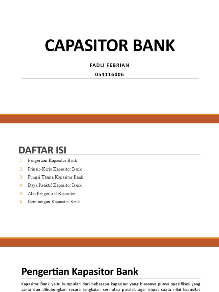 Capasitor Bank | PDF