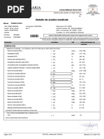 Rezultate Analize Medicale - MedLife | PDF