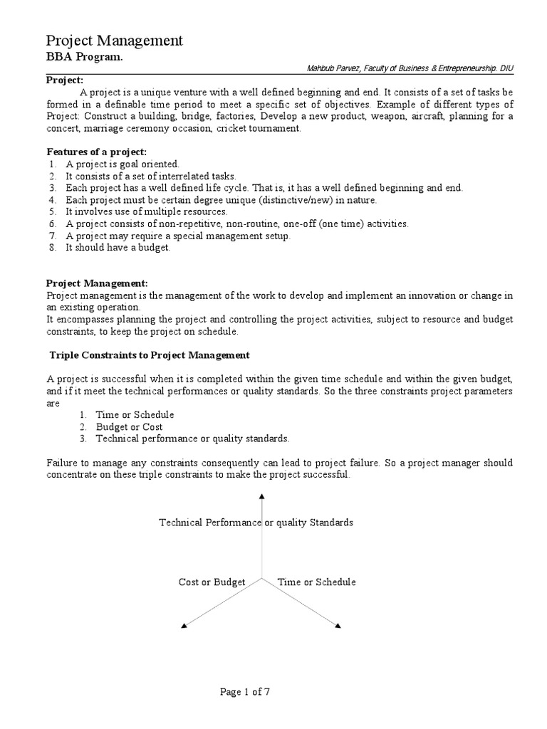 Project Management | PDF | Project Management | Economies
