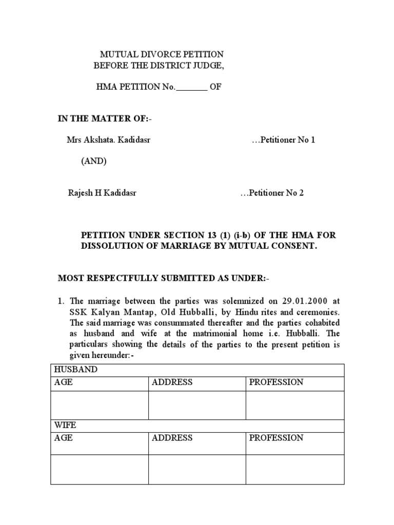 Mutual Divorce | PDF | Divorce | Marriage