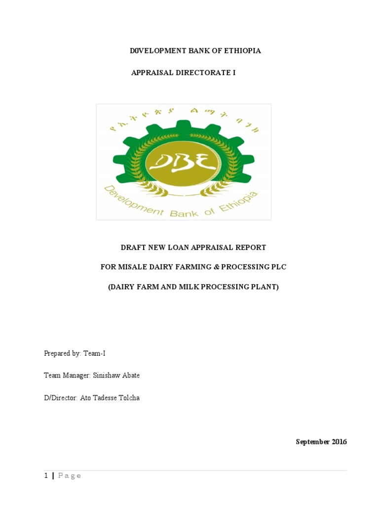 Diary & Milk Processing Project Proposal | PDF | Dairy | Milk