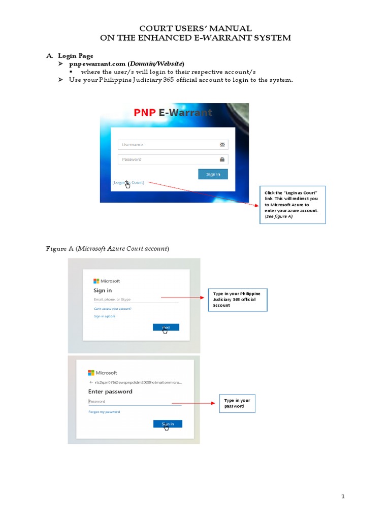 Manual For Ewarrant | PDF | Bail | Arrest