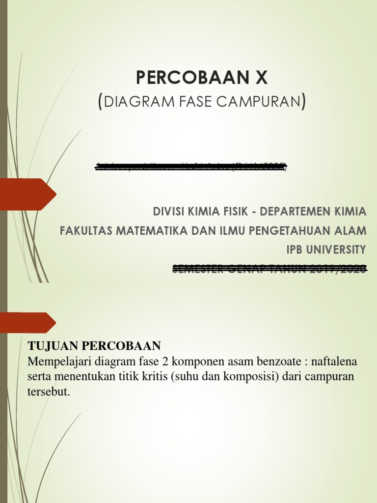 Diagram Fase Naftalena-Asam Benzoat | PDF