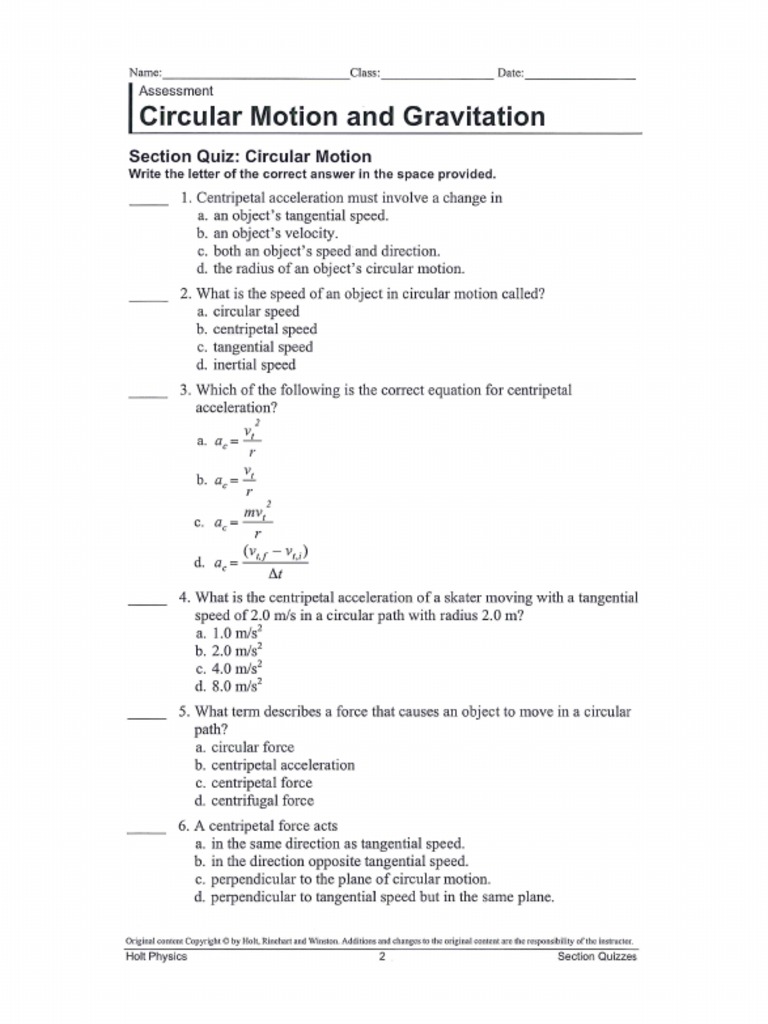 Physics Final Review | PDF