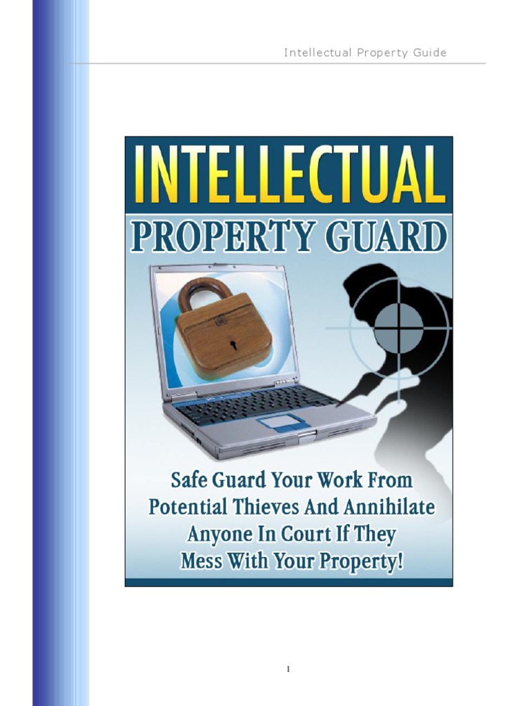Intellectual Property Guard | PDF | Provisional Application | Patent