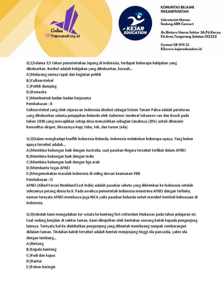 TWK SKD | PDF | Ilmu Sosial