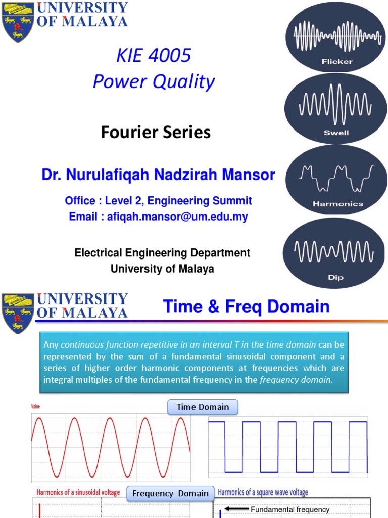 4.0 Harmonics - Fourier Transform Indices | PDF | Root Mean Square | Harmonic Analysis