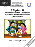 Filipino 8 SLMs 3rd Quarter Module 1 | PDF