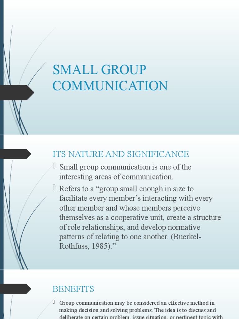 Small Group Communication | PDF | Consensus Decision Making | Expert