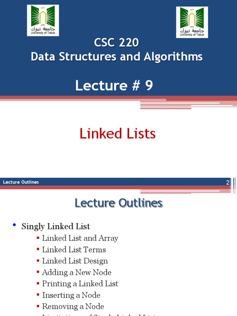 CSC 220 Data Structures and Algorithms: Lecture # 9 | PDF | Array Data Structure | Pointer ...