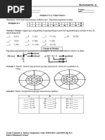 Math Grade 3 Activity Sheets Q1 Week 4 | PDF