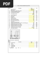 Lifting Trunnion Calculations - 1 | PDF | Shear Stress | Bending